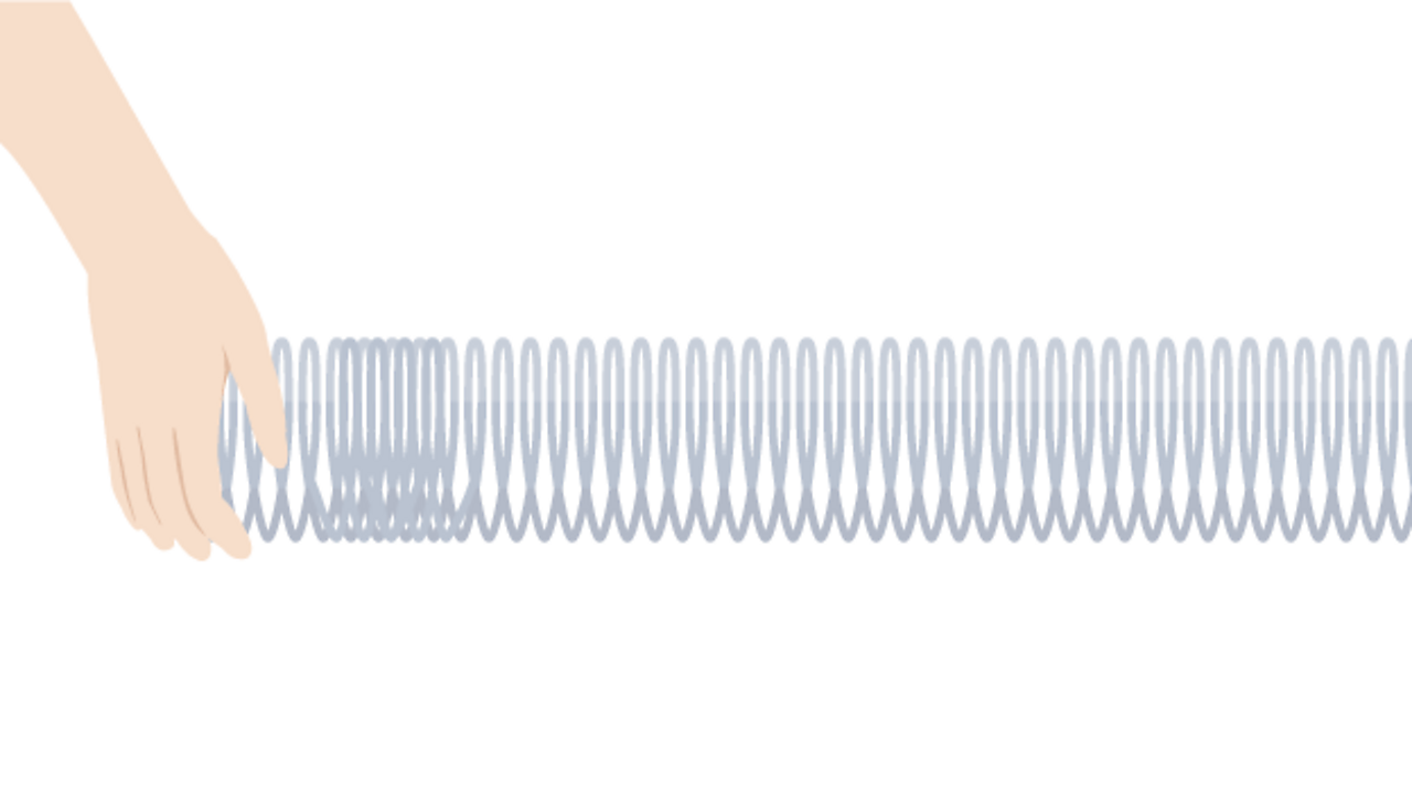 Longitudinal Wave Animation