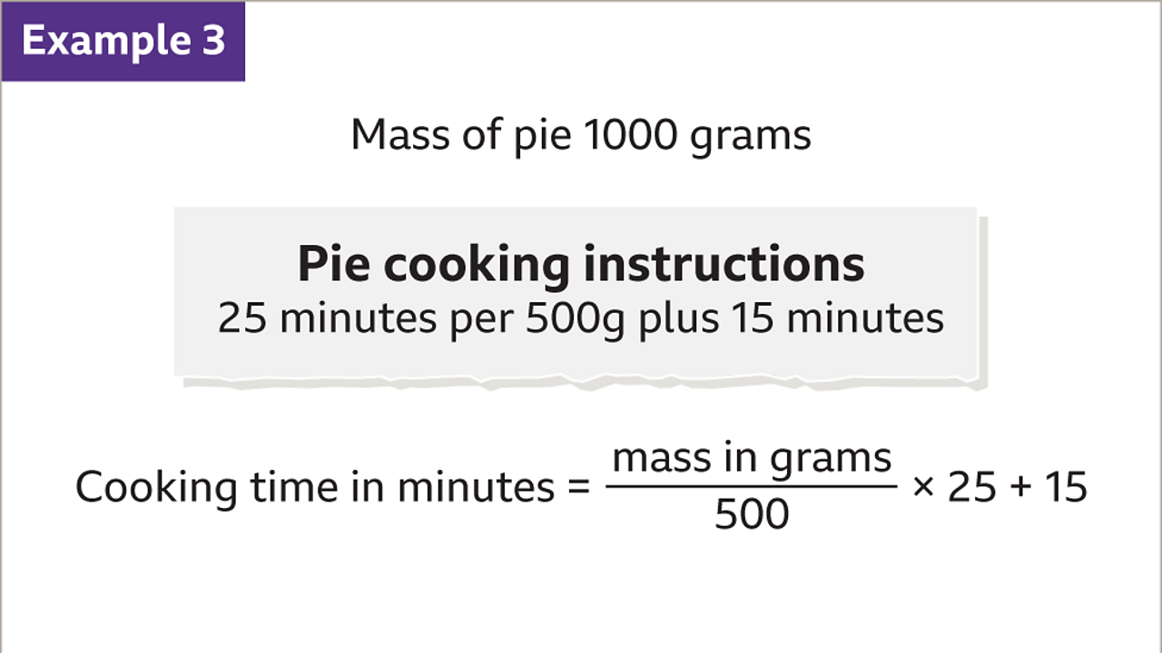 Write and construct formulae - KS3 Maths - BBC Bitesize - BBC Bitesize