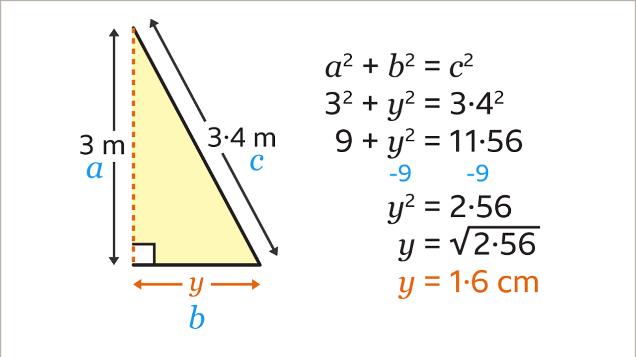 Pythagoras' theorem - Part 2 - KS3 Maths - BBC Bitesize - BBC Bitesize