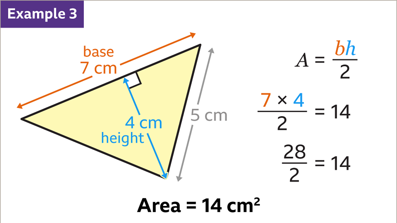 Area of triangles - KS3 Maths - BBC Bitesize - BBC Bitesize