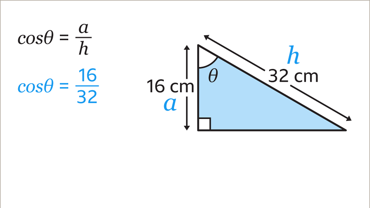 Finding angles in right-angled triangles - KS3 Maths - BBC Bitesize ...