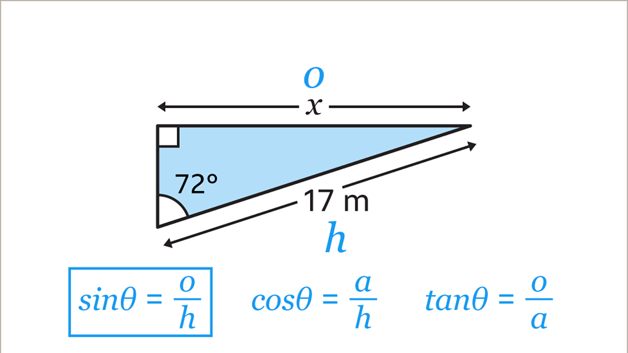 Finding the length of a side in a right-angled triangle - KS3 Maths ...