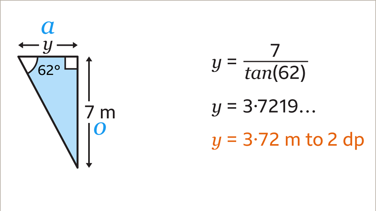 Finding the length of a side in a right-angled triangle - KS3 Maths ...