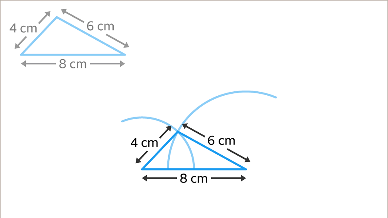 Constructing triangles - KS3 Maths - BBC Bitesize - BBC Bitesize