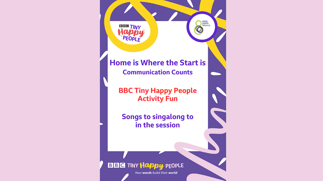 BBC Tiny Happy People at the Early Year's Alliance free online festival ...