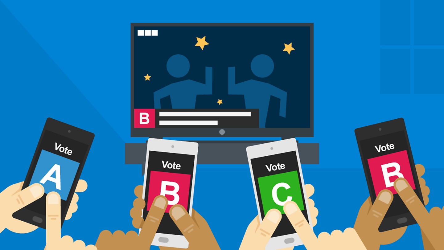 How do I vote on a show or competition? - Using the BBC