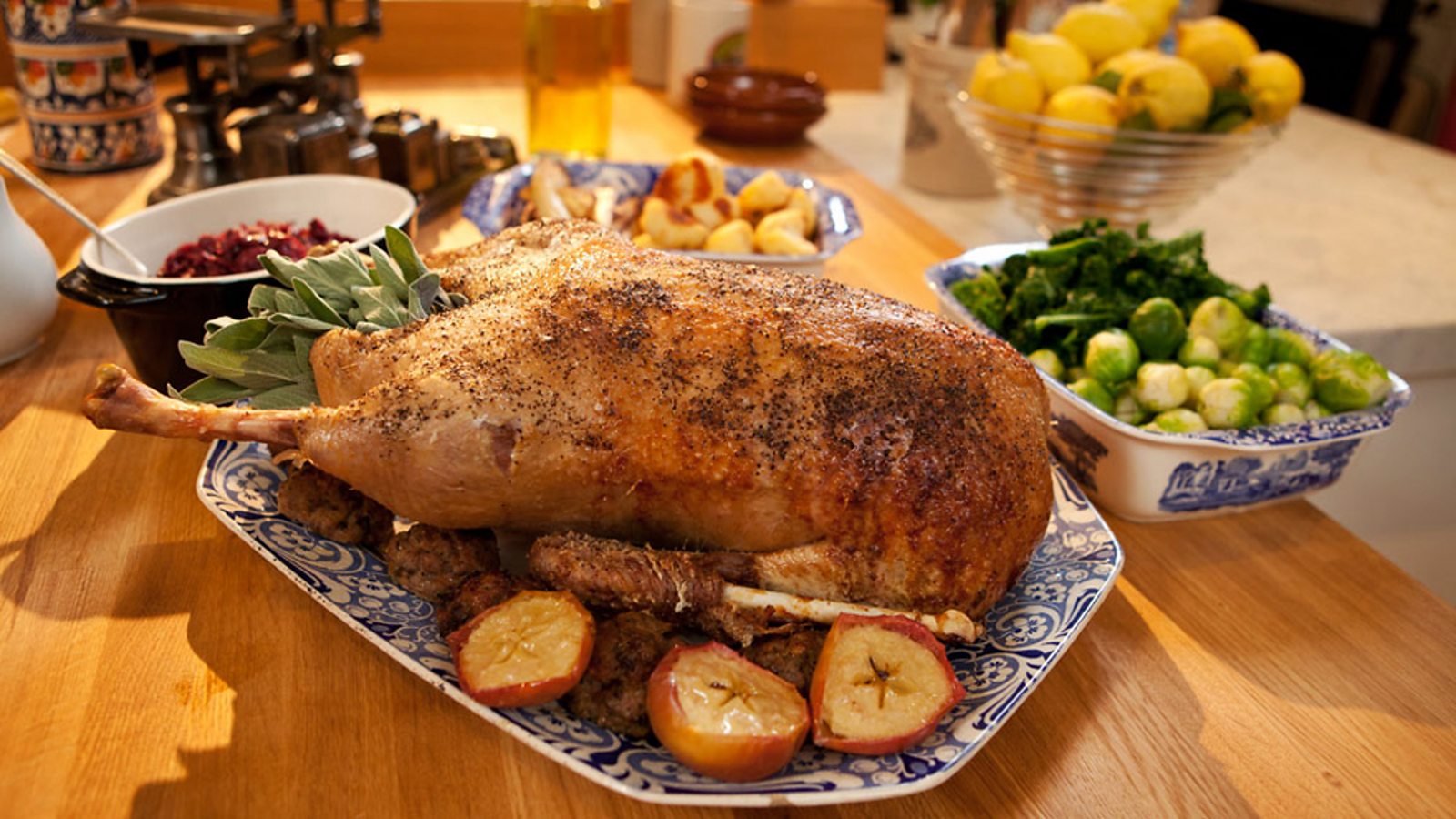 Roast goose recipe - BBC Food