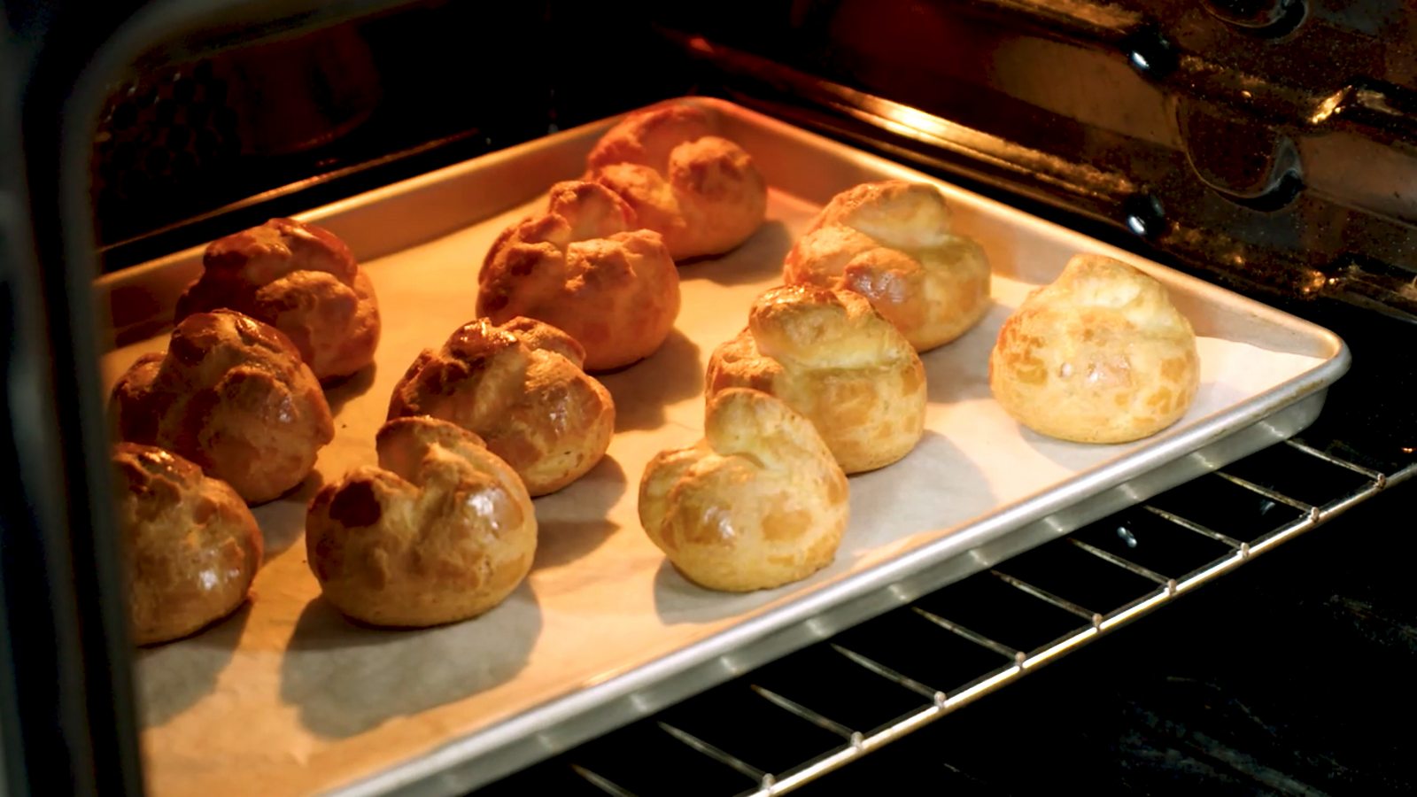 Savoury-filled choux buns recipe - BBC Food