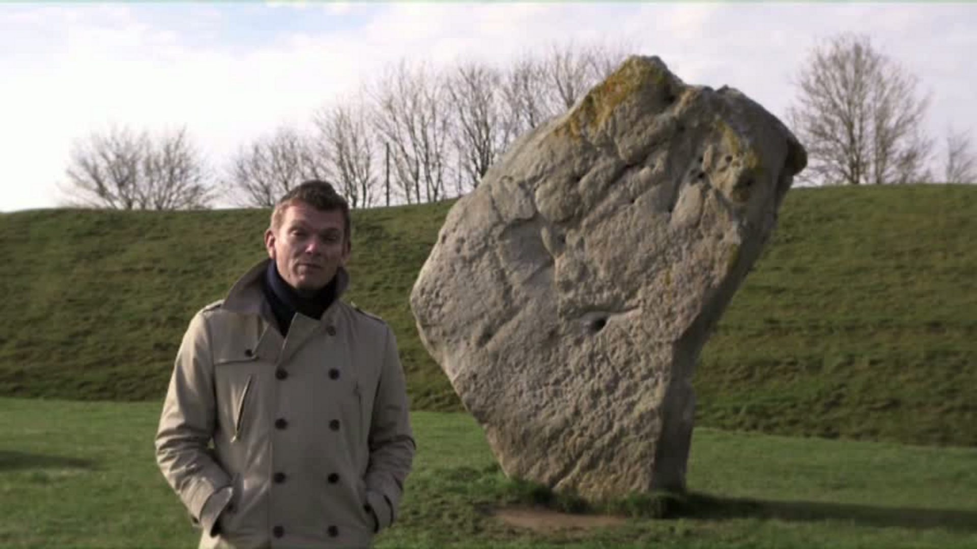BBC Four - Archaeology: A Secret History, In the Beginning, Surveying stones with 17th century ...