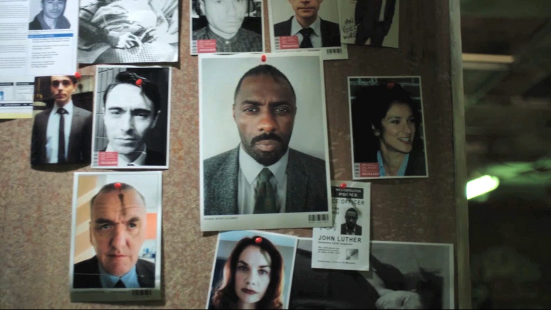 BBC One - Luther, Series 3, Episode 1, DCI Luther Crime Board