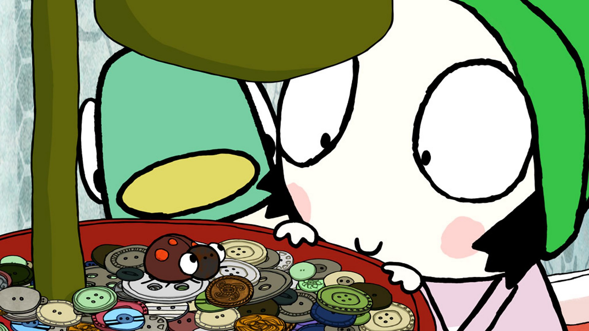 BBC iPlayer - Sarah & Duck - Series 1: 37. Bugs Button Bank