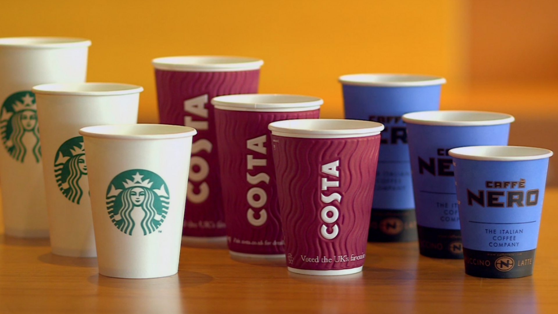BBC Two - Business Boomers, Coffee Shop Hot Shots, Coffee cup sizes