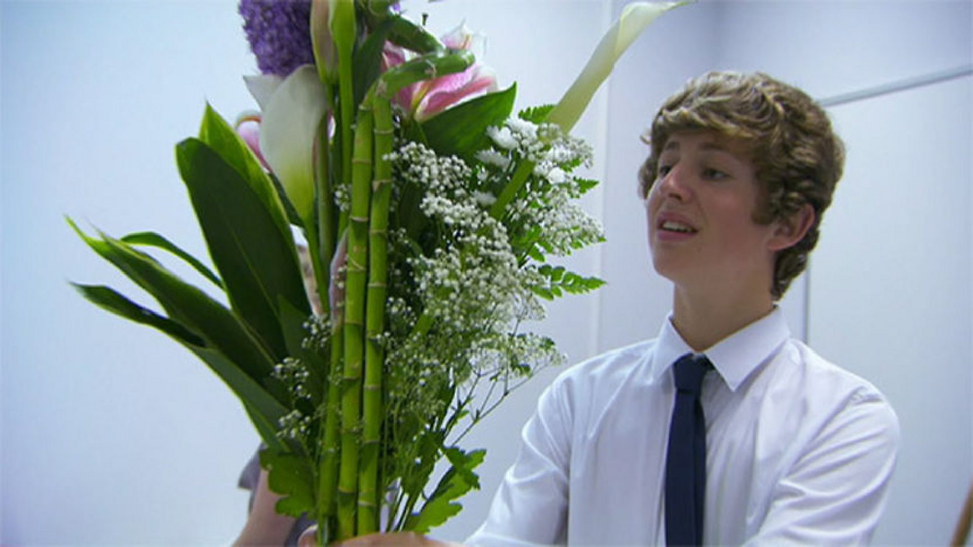BBC One - Young Apprentice, Series 2, Floristry Business, Flower Arranging Task: Chrysanthe-what?