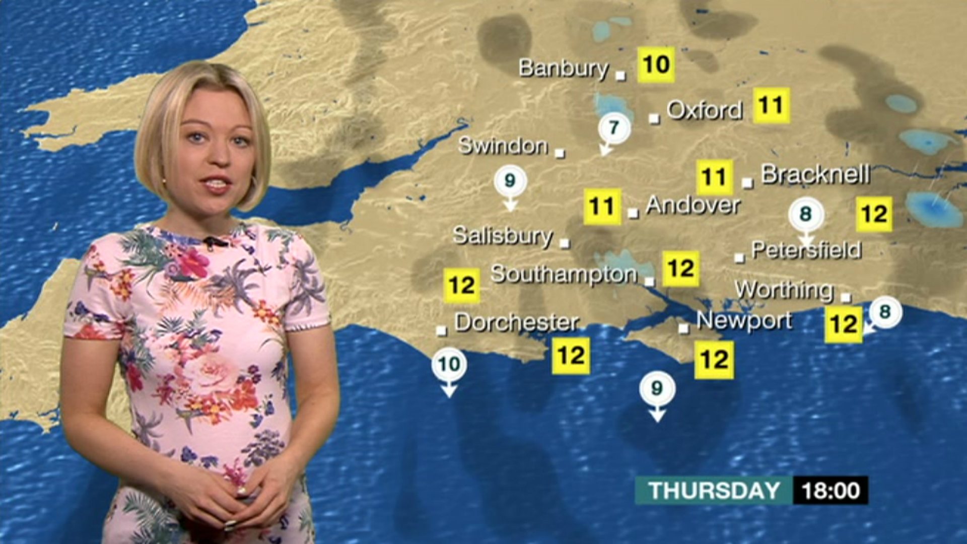 BBC One - South Today, 31/03/2016, Oxford weather for Thursday 31 March
