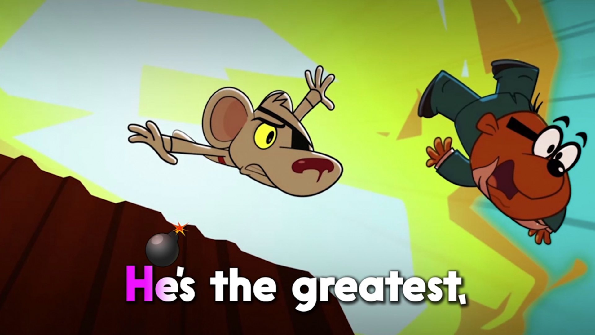 BBC ALBA - Donnie Murdo/Danger Mouse, Danger Mouse - Theme Tune Karaoke.mov