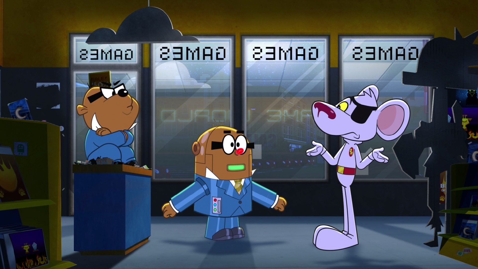 BBC iPlayer - Danger Mouse - Series 1: 25. Megahurtz Attacks