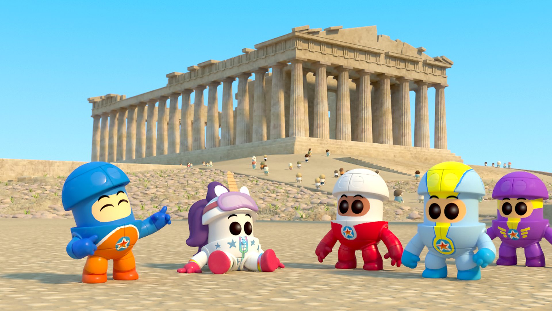 BBC iPlayer - Go Jetters - Series 1: 34. The Parthenon, Greece