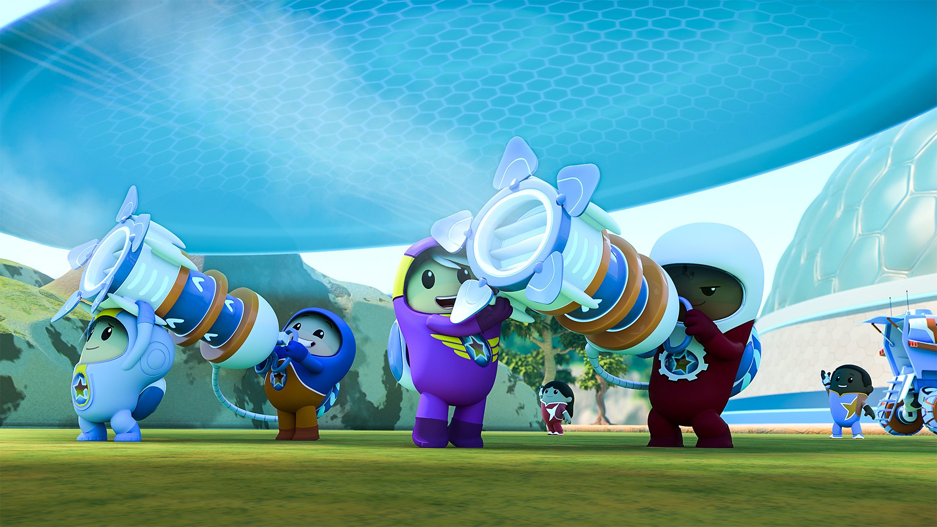 BBC iPlayer - Go Jetters - Series 2: 10. Go Jet Academy: Hailstorm