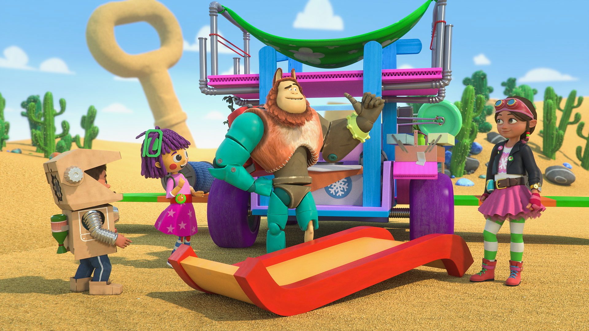 BBC iPlayer - Bitz & Bob - Series 1: 4. Desert Road Trip