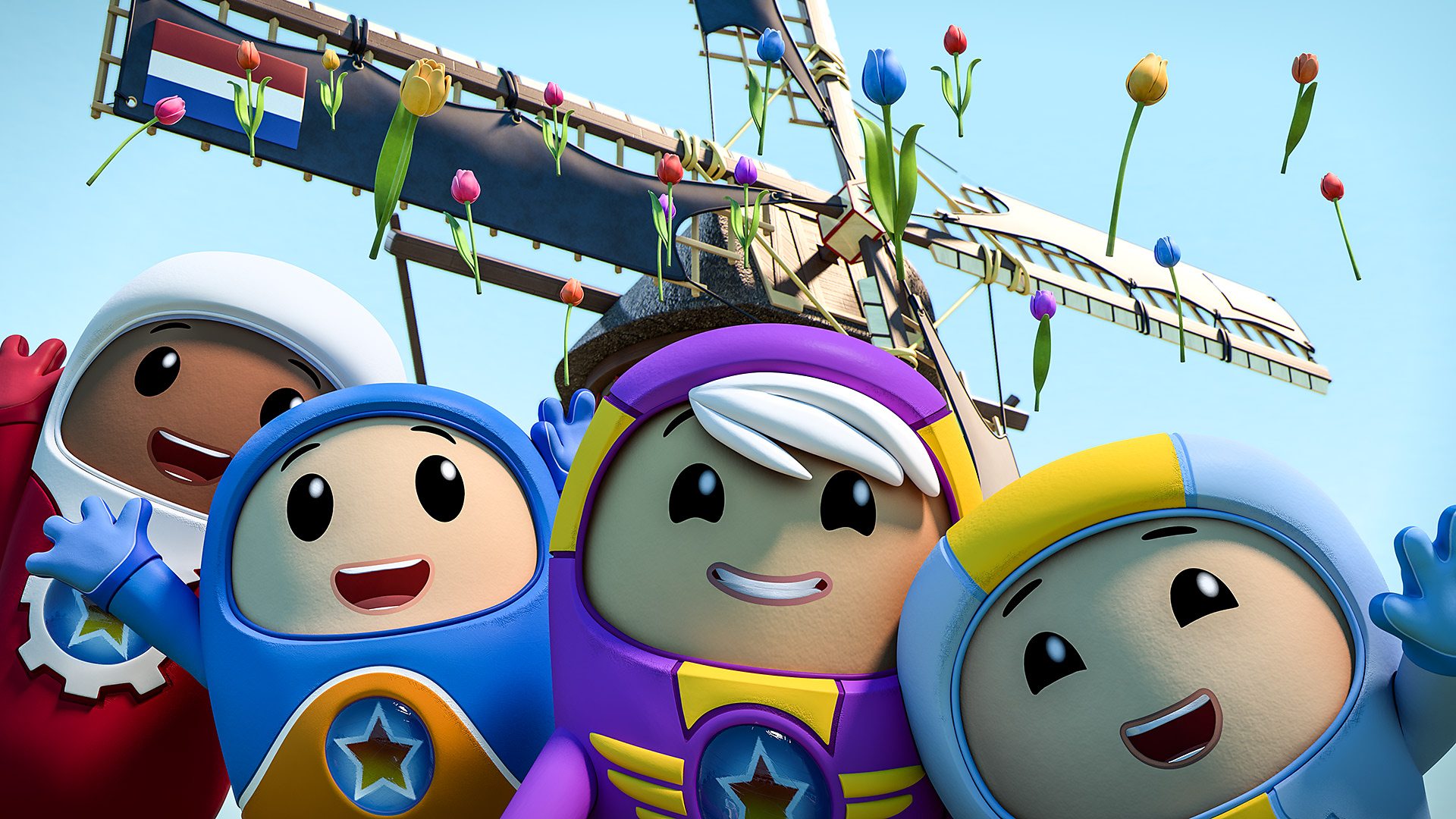 BBC iPlayer - Go Jetters - Series 2: 37. Kinderdijk, Netherlands
