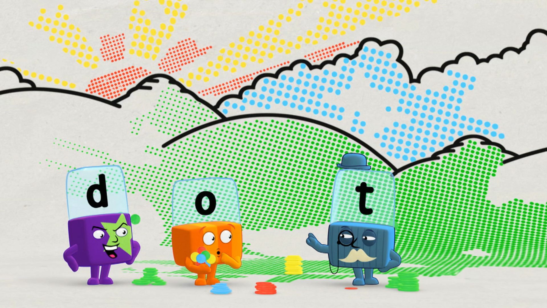 BBC iPlayer - Alphablocks - Series 3: 6. Dots