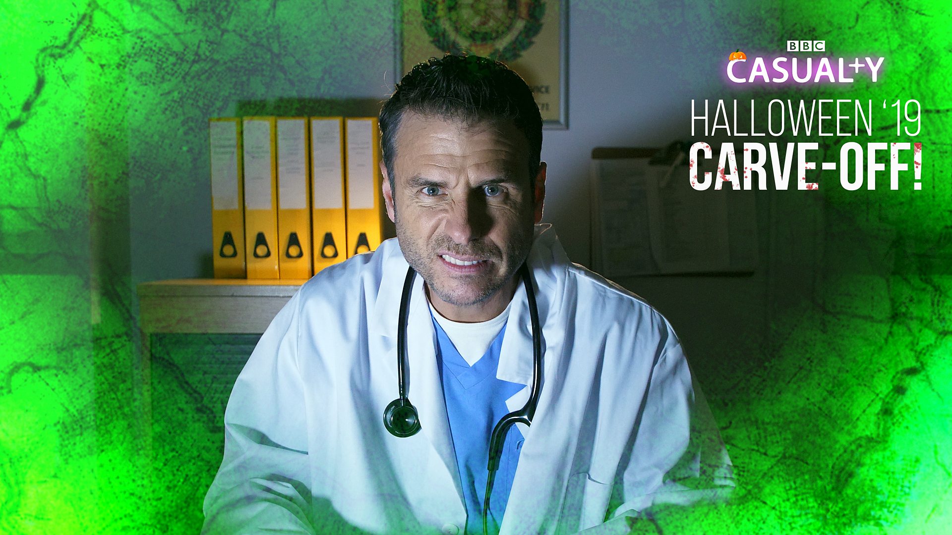 BBC One - Casualty, Halloween Pumpkin Carve-Off with Jason Durr