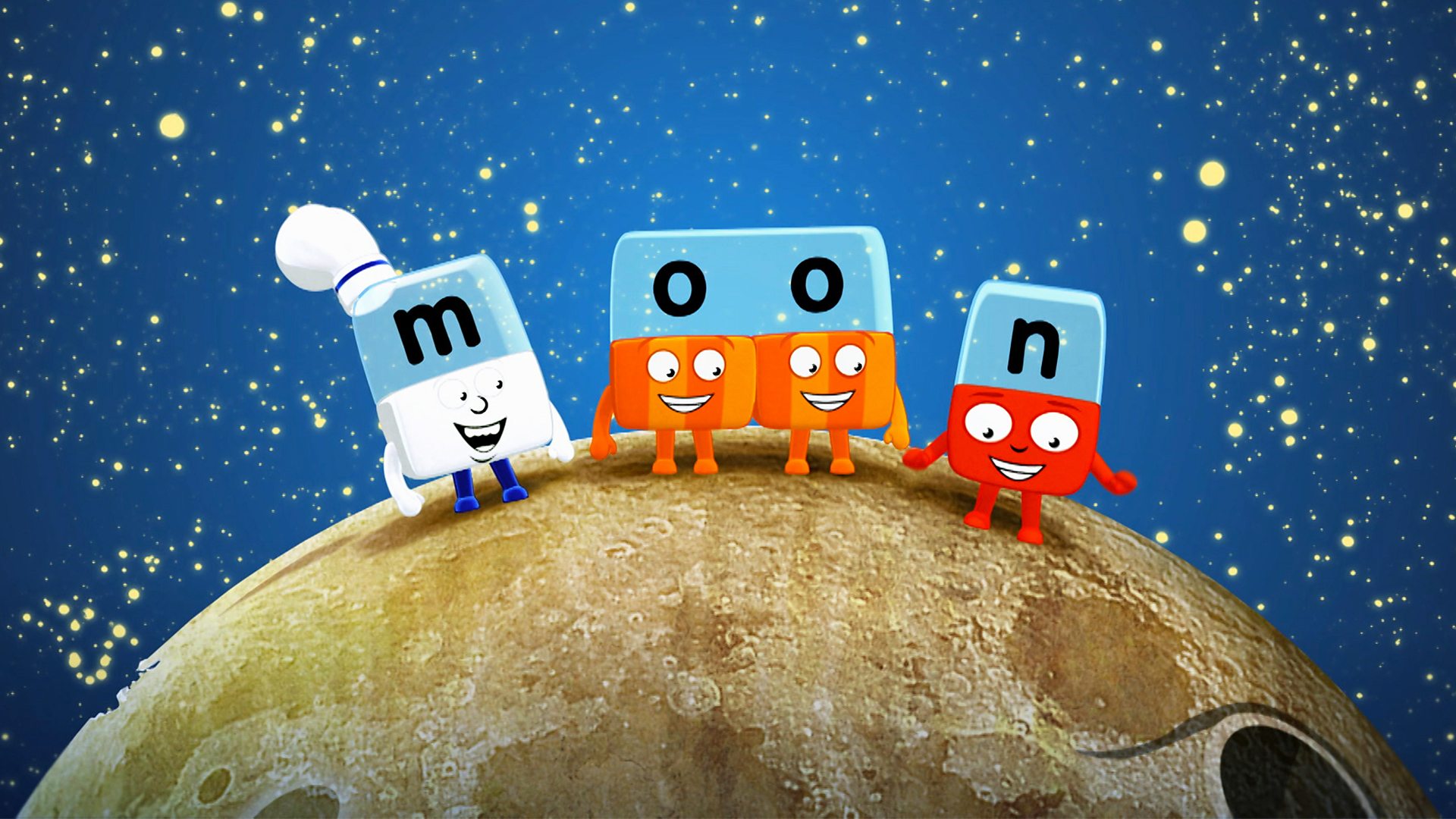 BBC iPlayer - Alphablocks - Series 1: 9. Moon