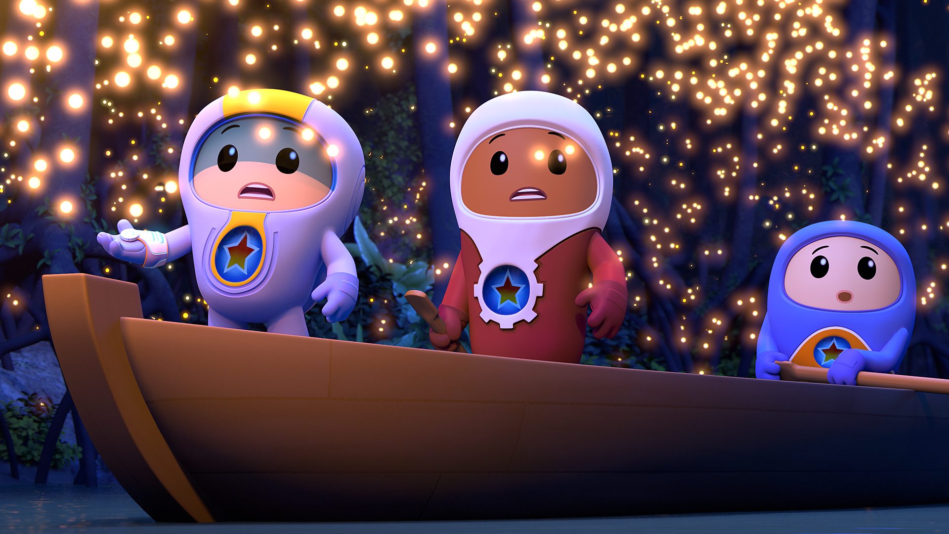 BBC iPlayer - Go Jetters - Series 3: 40. Funky Fireflies, Selangor ...
