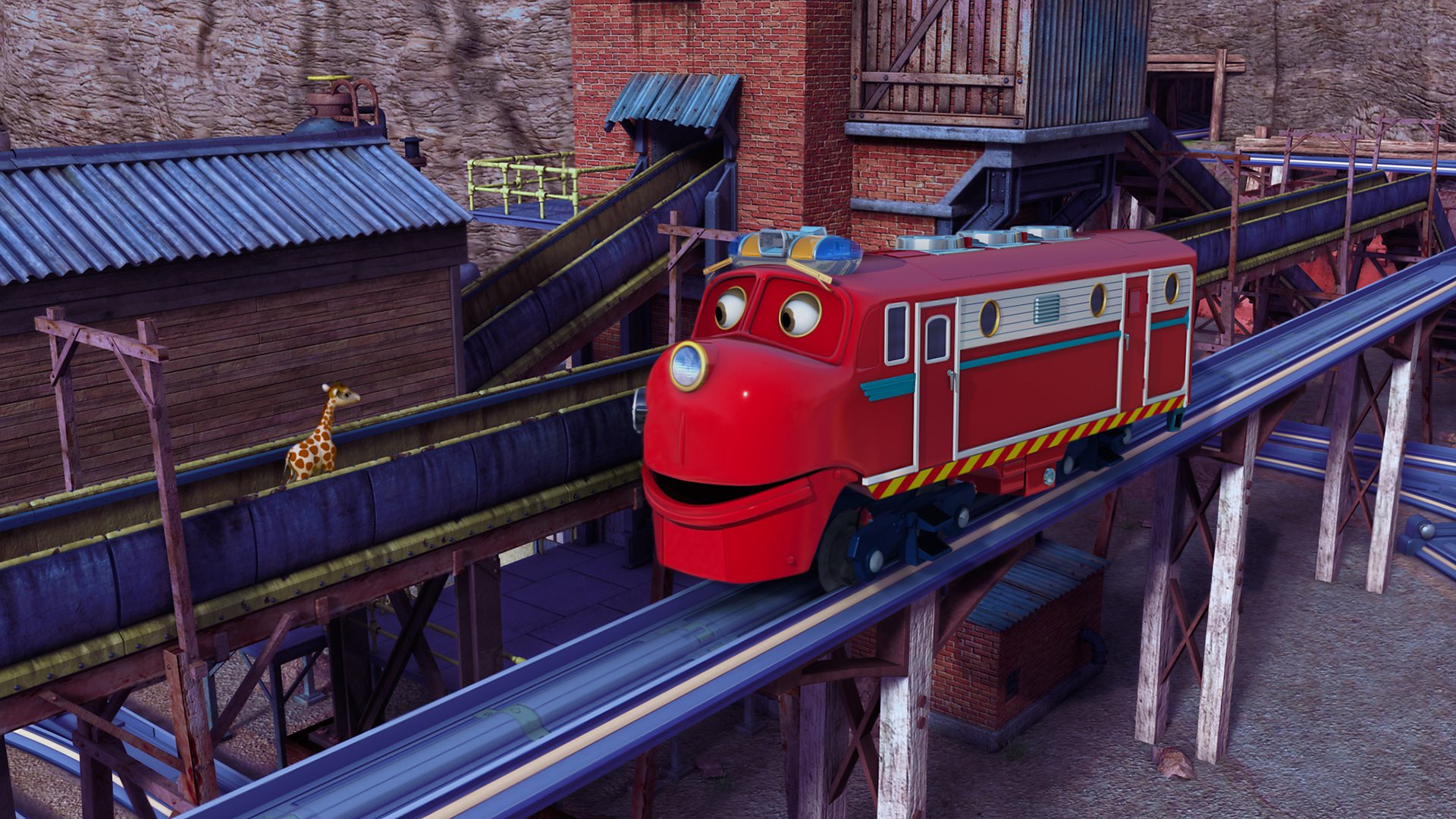 BBC iPlayer - Chuggington - Series 6: 31. Action Chuggers Day Off