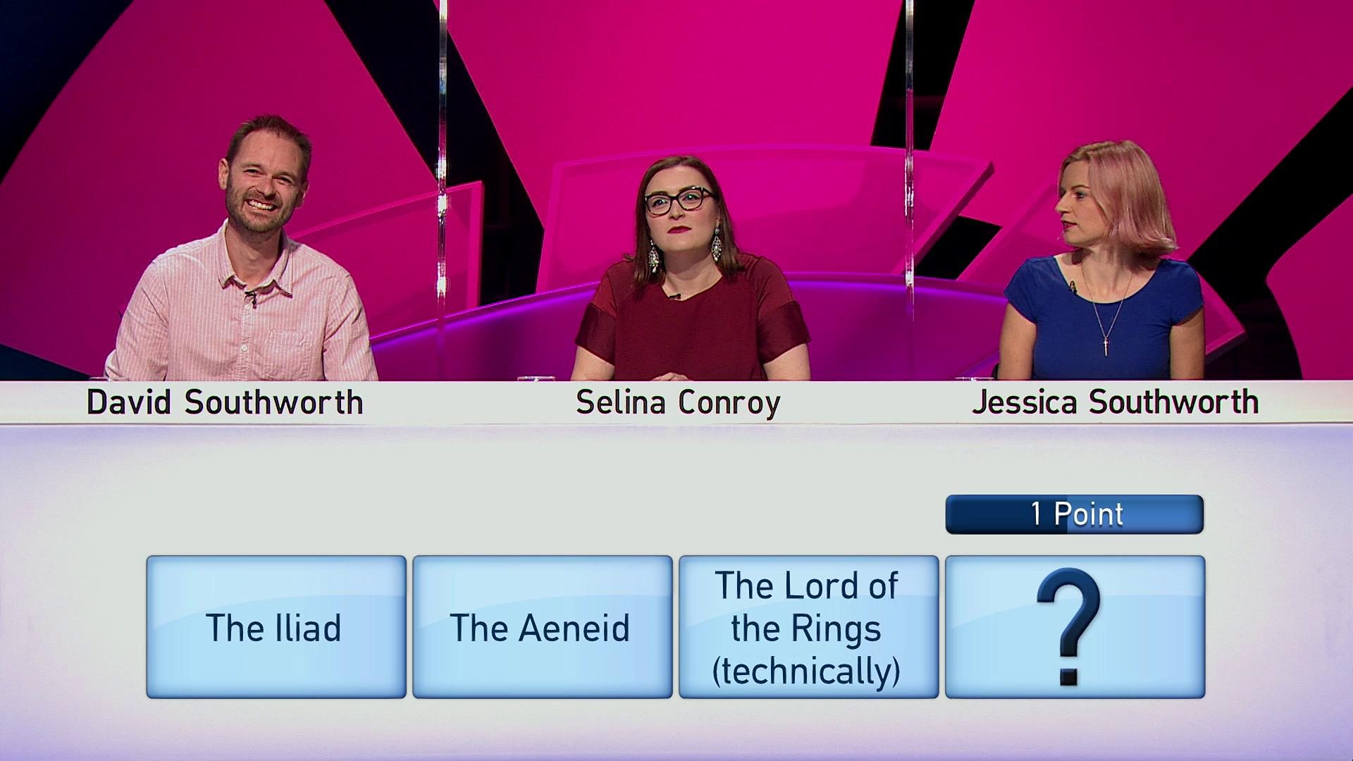 BBC Two - Only Connect, Series 16, Semi-Final 2, What is the final part ...