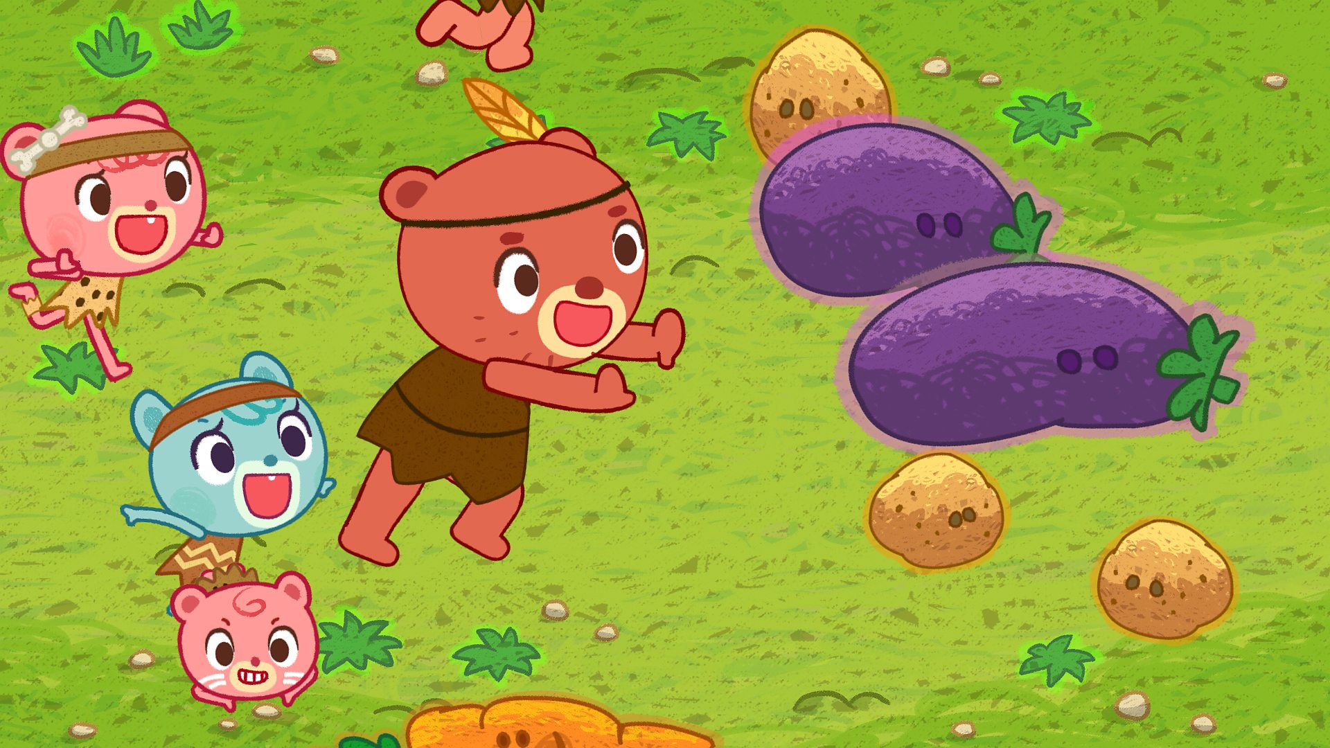 BBC iPlayer - Tish Tash - Series 1: 49. Stone Age Barbecue