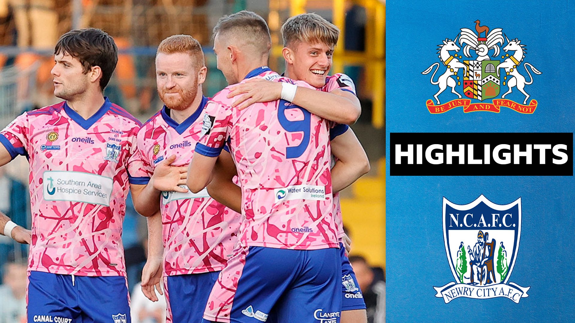 BBC News - Northern Ireland, Watch: Newry hit Glenavon for five