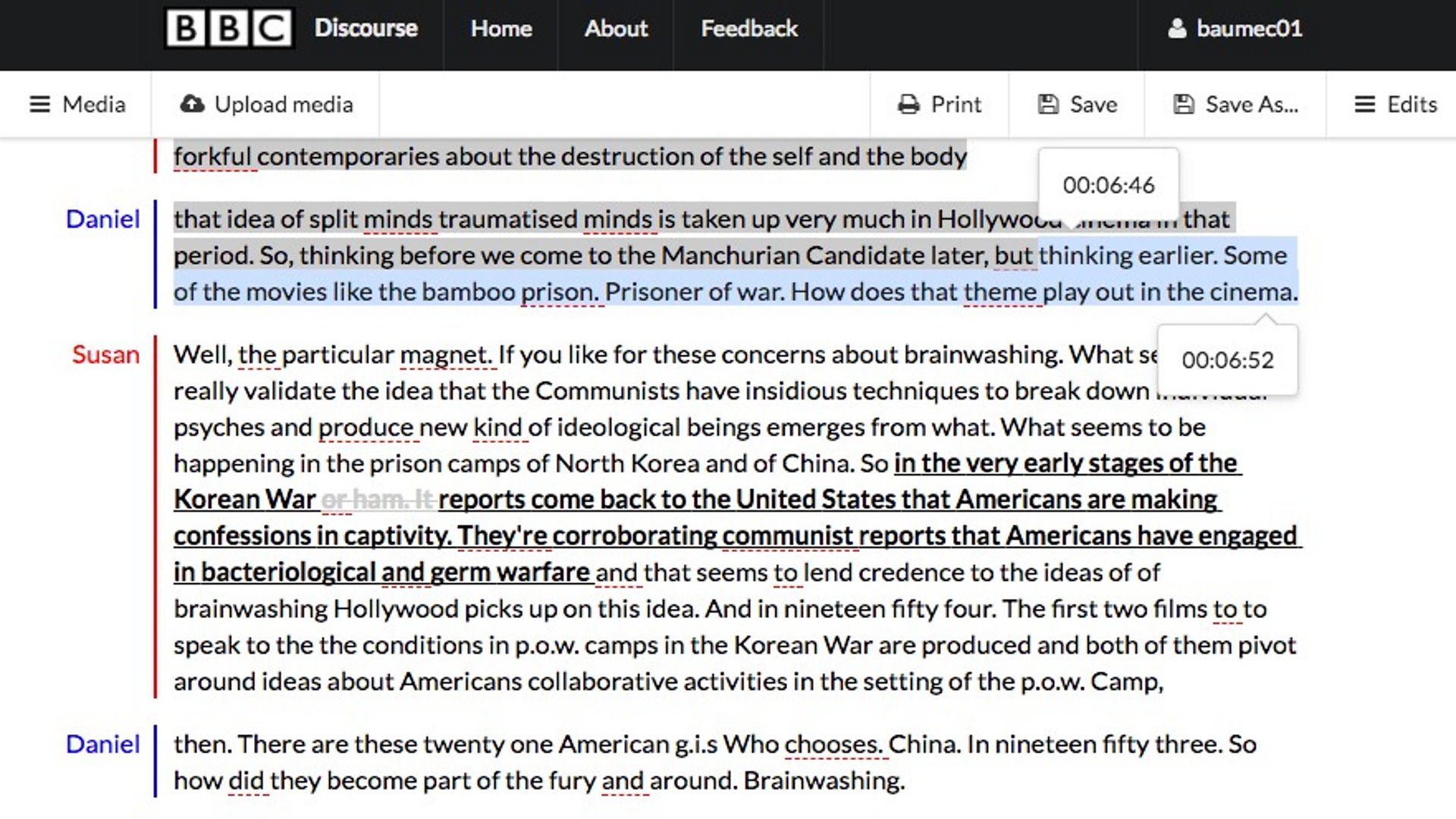 Semantic audio tools for radio production
