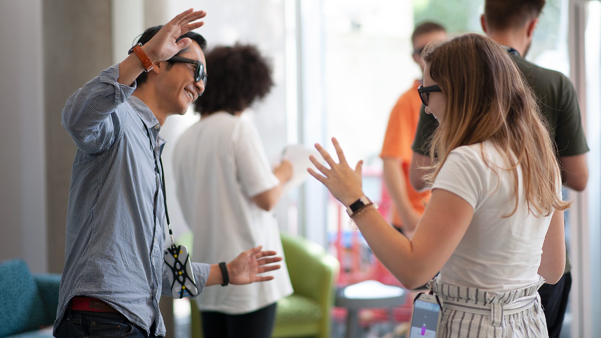 Interactive audio augmented reality in participatory performance