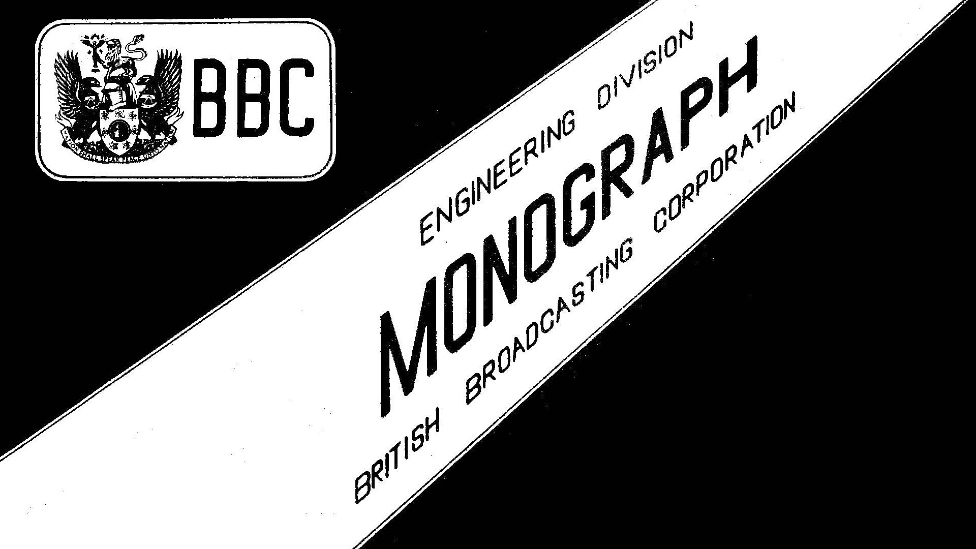 BBC Engineering Monographs