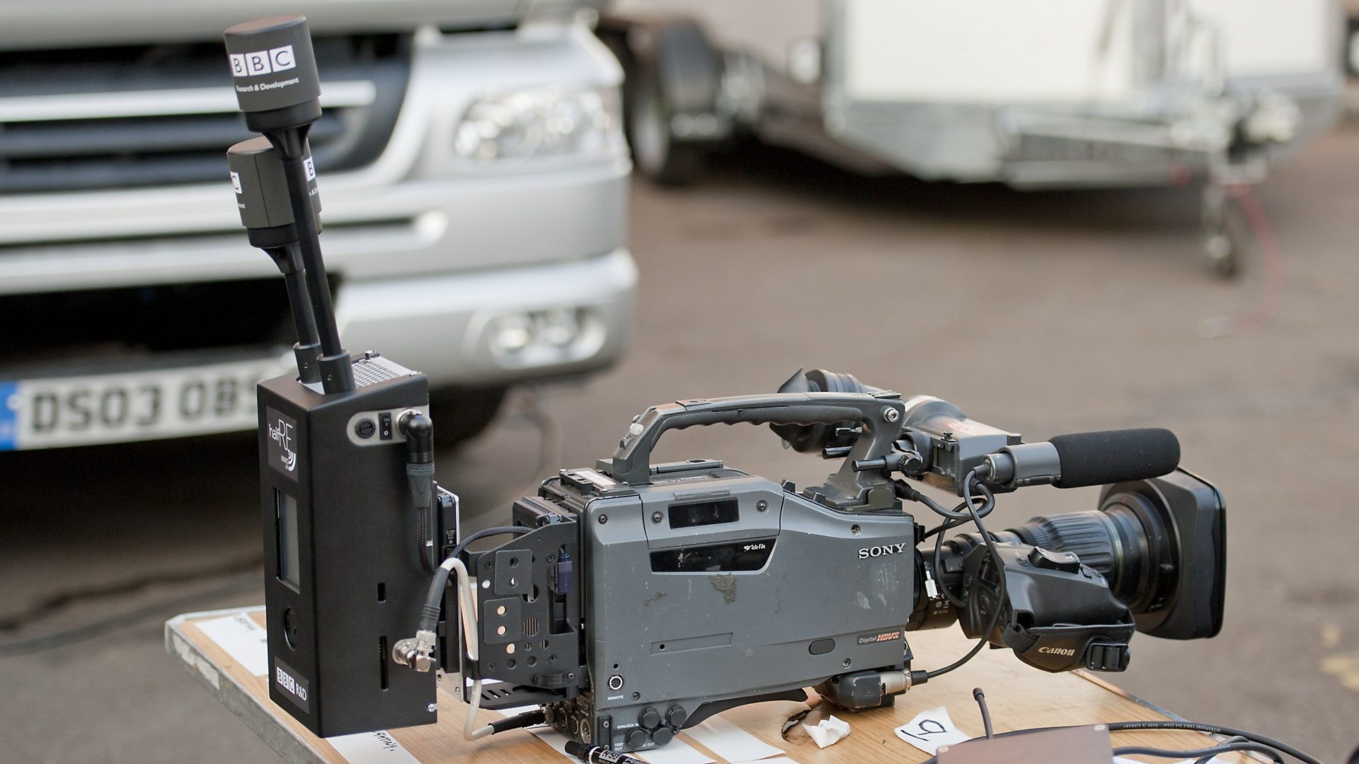 halfRF HD/UHD radio-camera