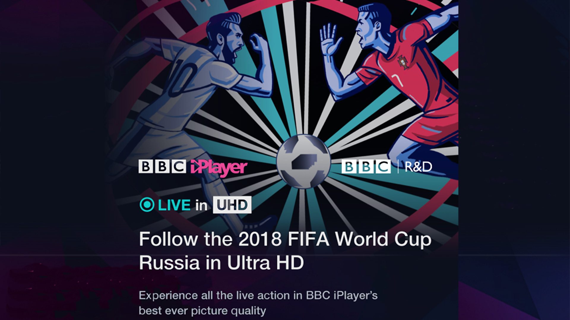 World Cup 2018 in UHD HDR on BBC iPlayer
