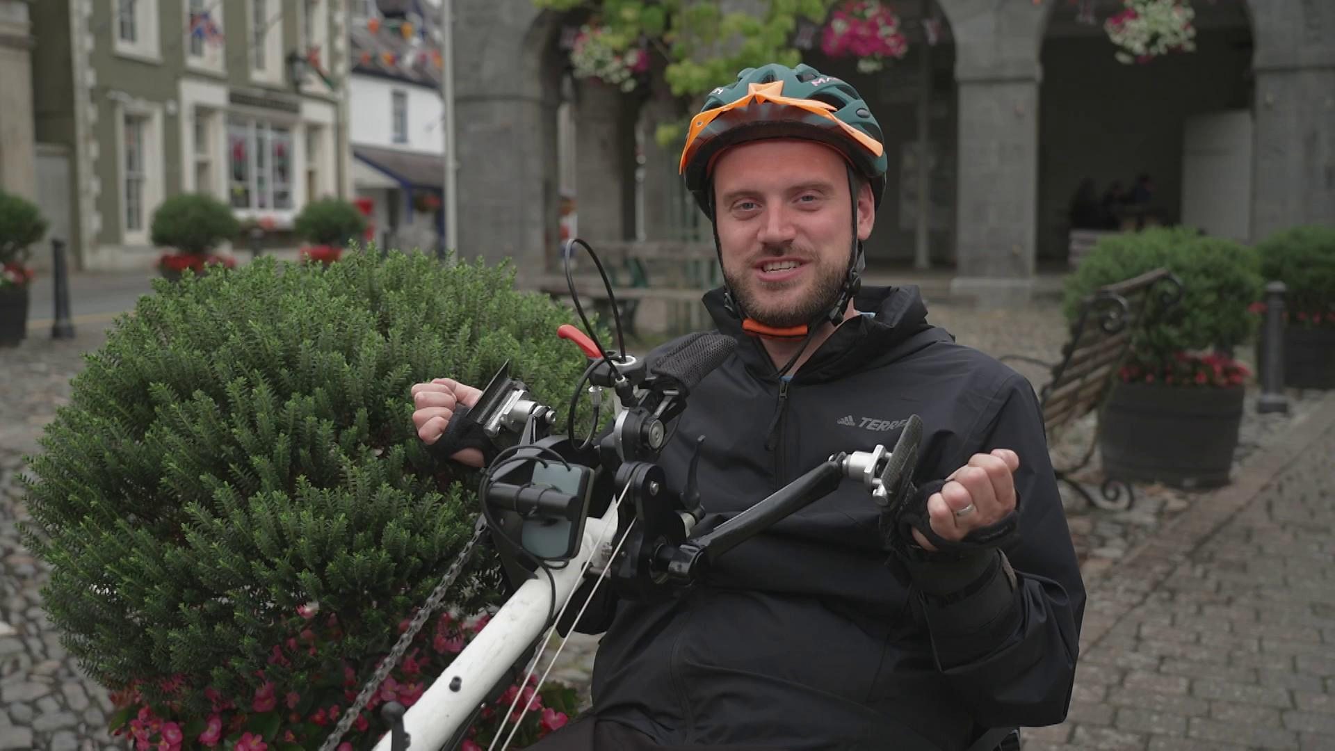 BBC One - Weatherman Walking, Series 13, Llandovery, Wind In Your Face