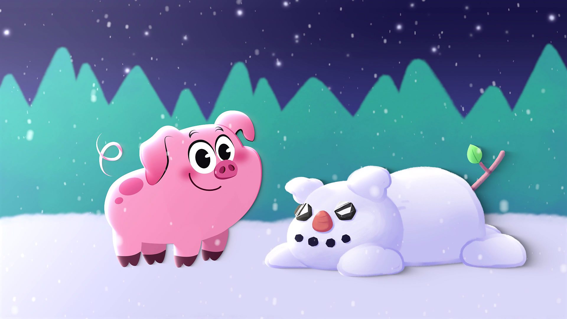 BBC Radio Ulster - The Lynette Fay Show, Charles The Snow Pig by Sam Neill