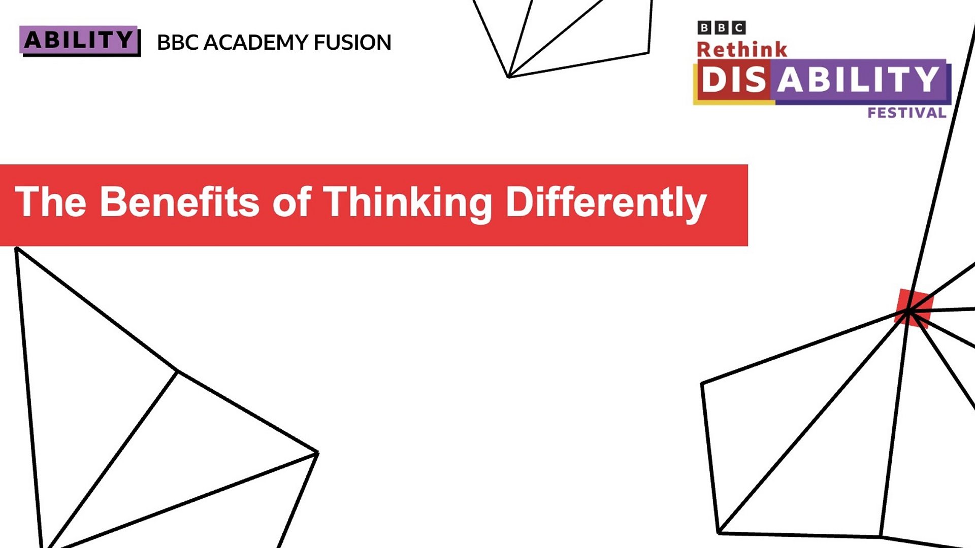Watch again: The Benefits of Thinking Differently