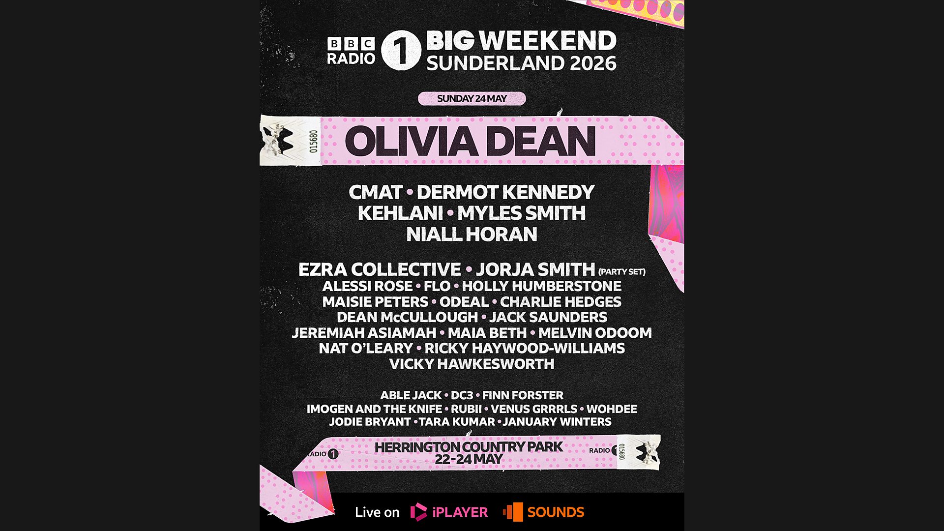 Olivia Dean, Niall Horan, Kehlani and more announced for Radio 1’s Big ...