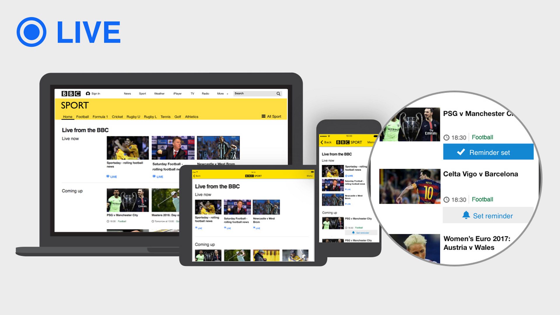 BBC Taster - BBC Sport Live Guide