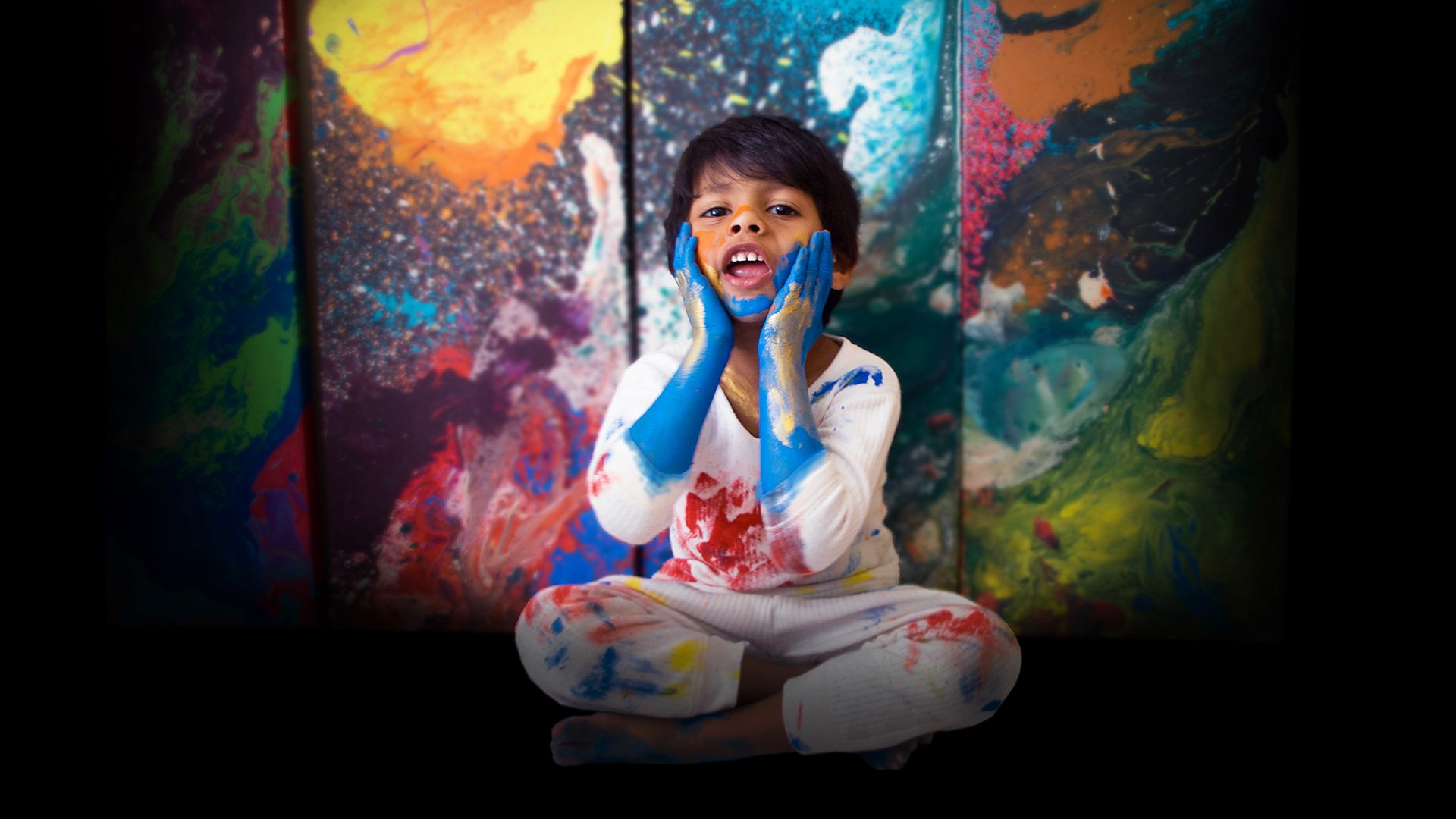 This four-year-old is an amazing artist whose work has sold for £2,000 ...