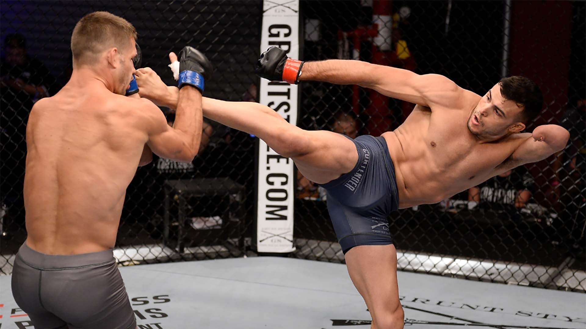 Congenital amputee MMA fighter Nick Newell misses out on groundbreaking ...