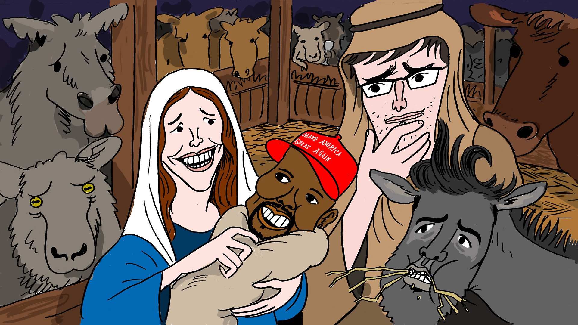 Fantasy nativity 2018: What if Kanye really was Yeecus - BBC Three