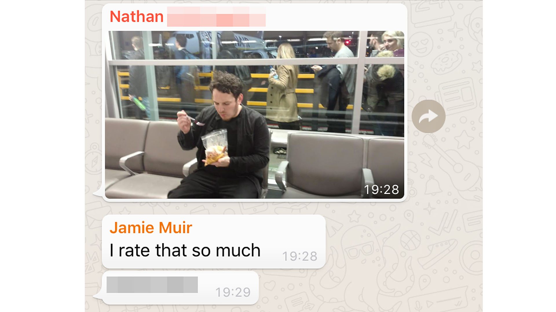 Hungry flyer unveils brilliant new travel hack - BBC Three