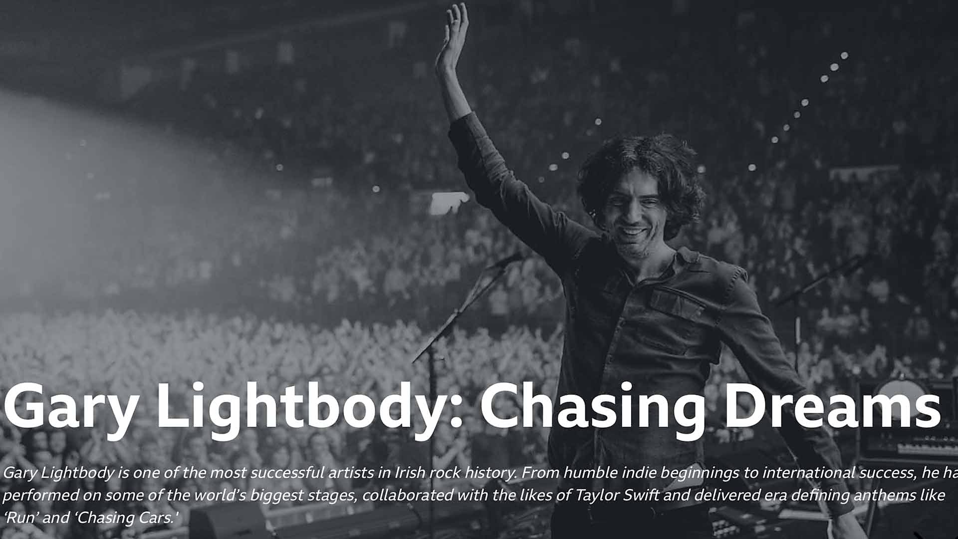 Irish Music Icons - Gary Lightbody - Canvas