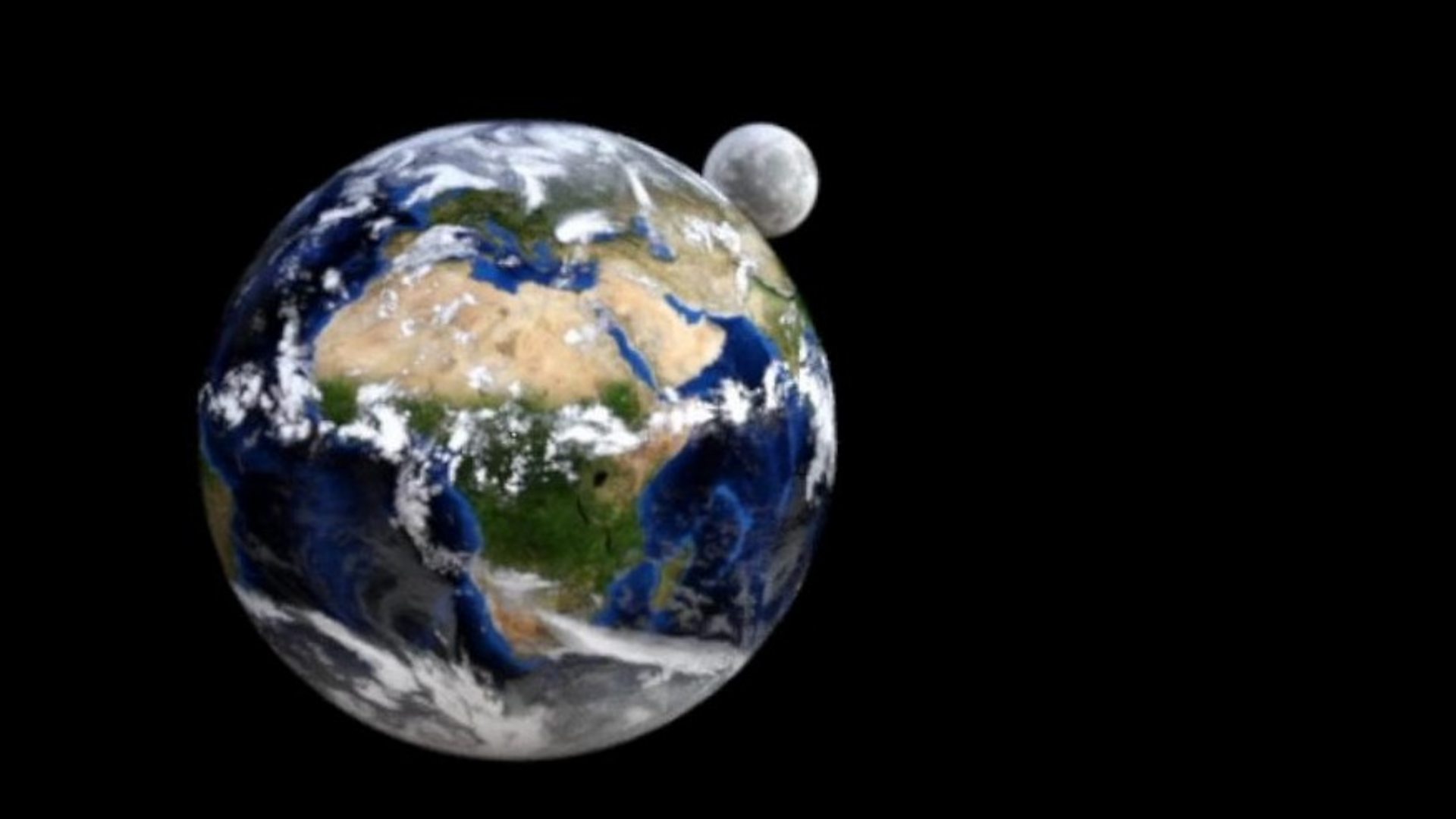 Moon And Earth Comparison