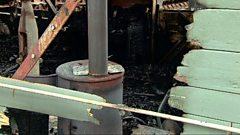 Vintage 1940s brakevan destroyed by Brechin fire-raisers - BBC News