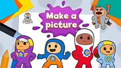 Make a picture with the Go Jetters - CBeebies